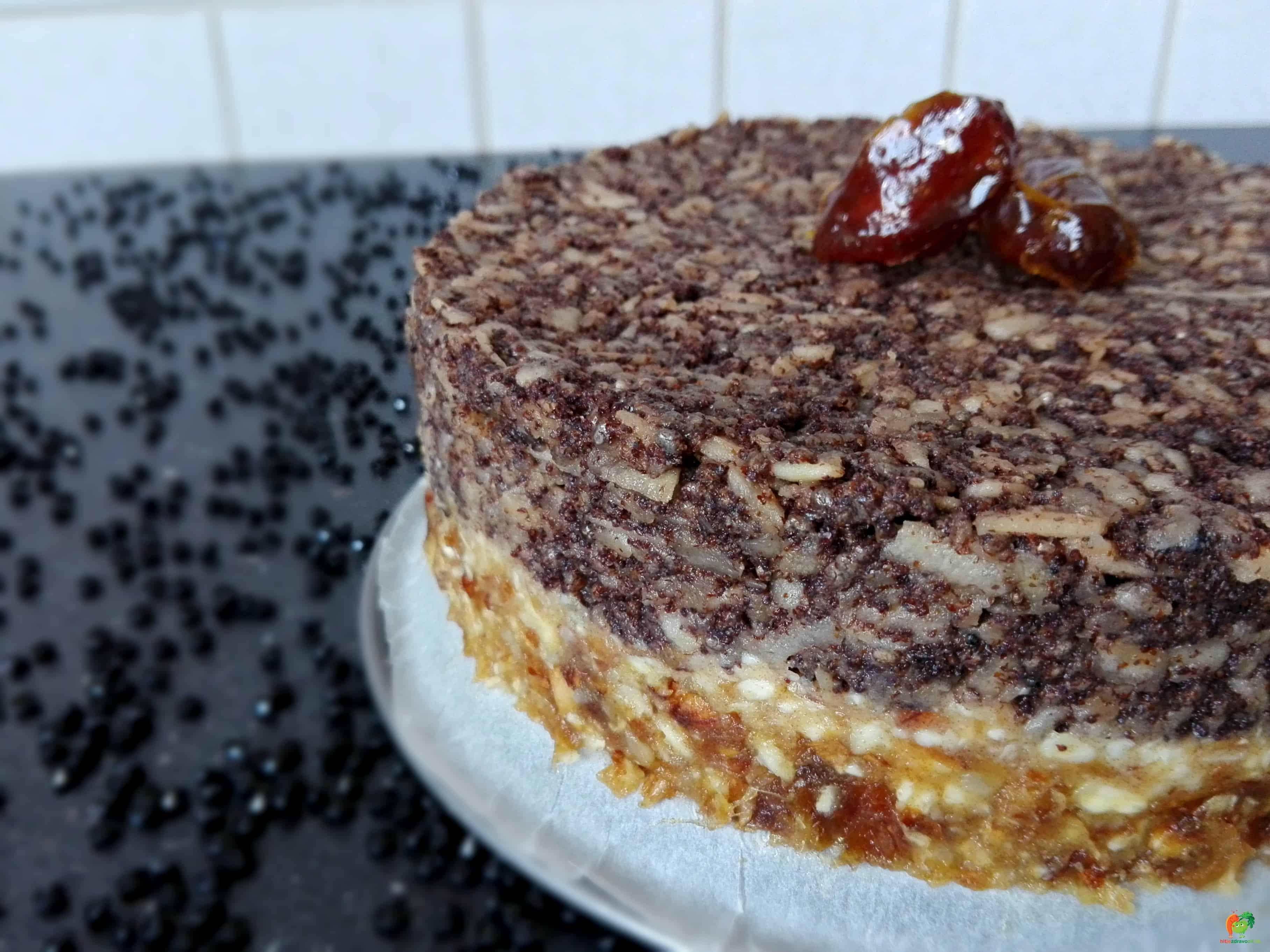 Raw maková torta - Hit je zdravo žiť