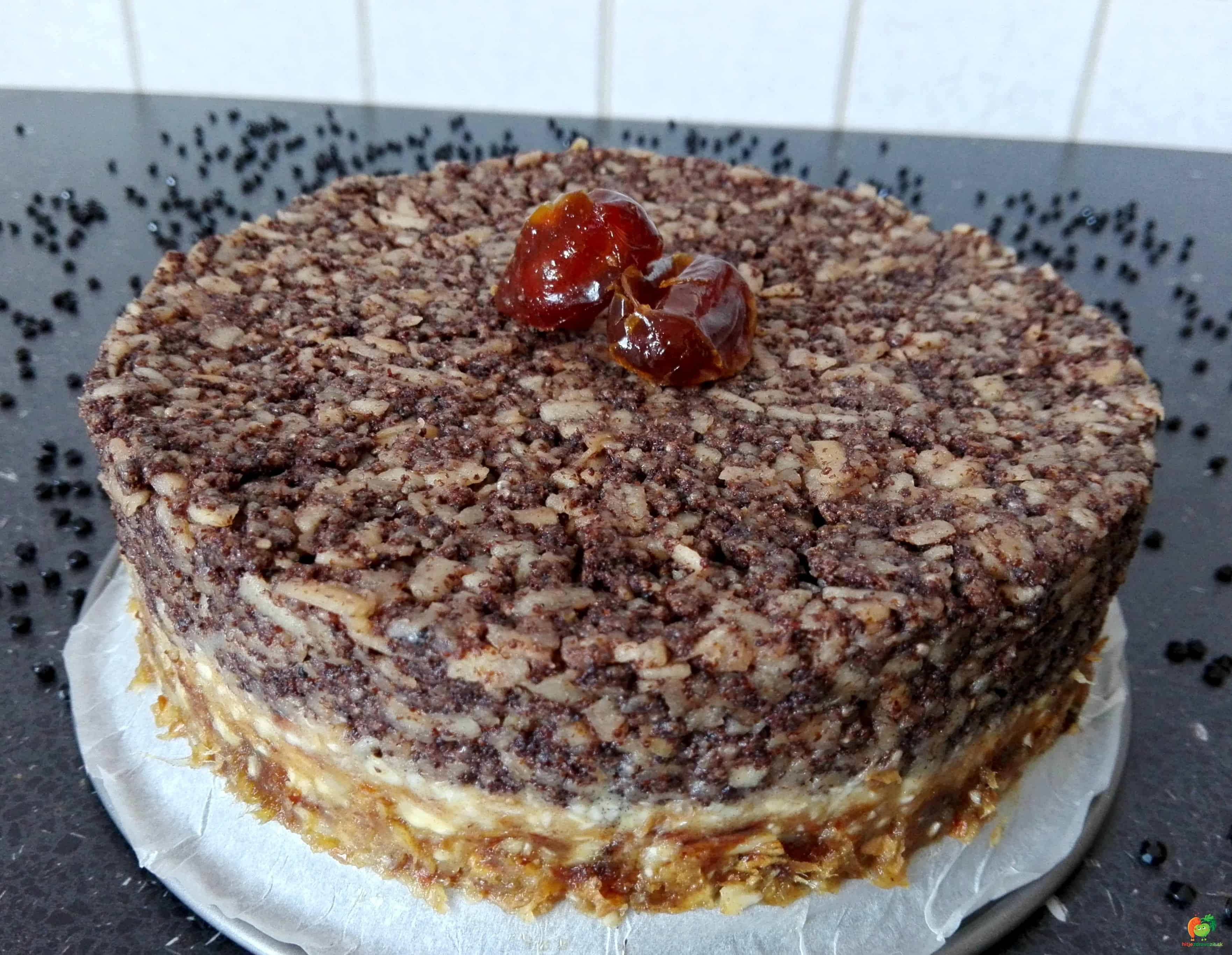 Raw maková torta - Hit je zdravo žiť